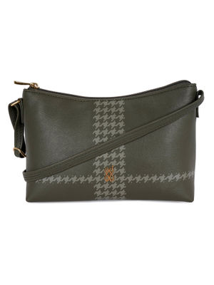 Buy Baggit Midway Green Large Sling Bag Online