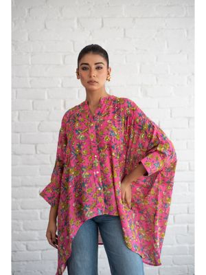 Buy Keva Clothing Afreen Pink Kaftan (XS) Online