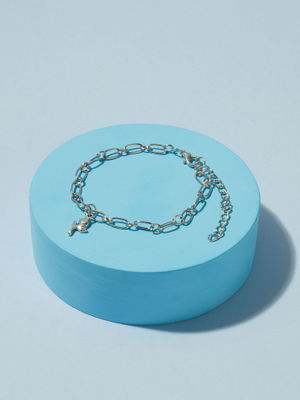 Buy Pipa Bella by Nykaa Fashion Minimal Silver Plated Good Luck Charm ...