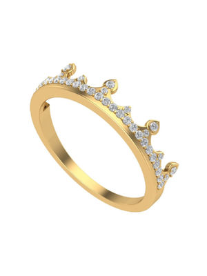 Buy Raf The Label Fine Jewellery 14k Gold Diamond Crown Ring Online