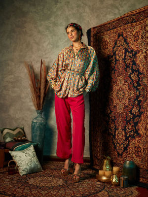 Buy Esha Amiin Label Pink Pants online