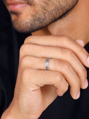 GIVA Rings : Buy Giva Oxidised Silver One-Of-A-Kind Ring For Men Online ...