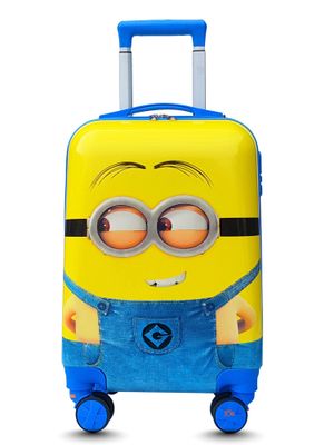 Buy Junior Joe Abs Plastic Kids 20-Inch Trolley Bag Lightweight Hard ...