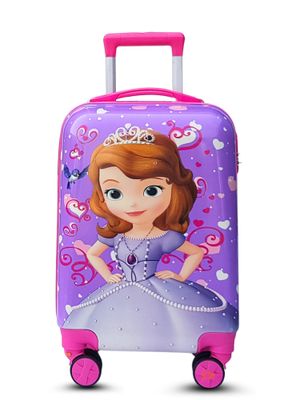 Buy Junior Joe Abs Plastic Kids 20-Inch Trolley Bag Lightweight Hard ...