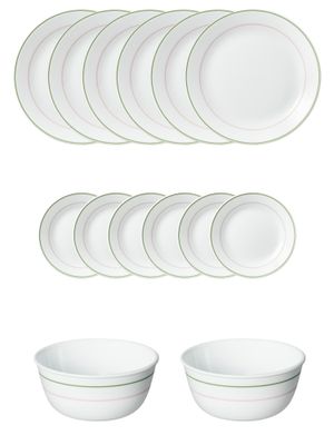 Buy Corelle Livingware 14 Pc Basic / Mini / Starter Dinner Set Small ...