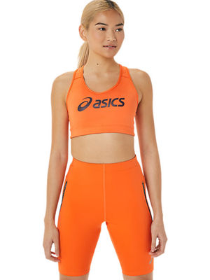 Buy Asics Padded Orange Womens Sports Bra Orange Online