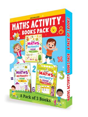 Buy Dreamland Maths Activity Books Pack- A Set Of 3 Books - Activity ...