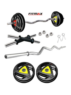 FITMAX Home Gym Set : Buy FITMAX Professional 20 KG Metal Integrated ...
