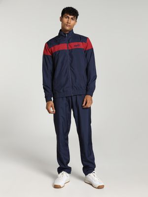 Buy Puma Classic 3 Men Navy Blue Track Suit (Set of 2) Online