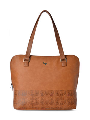 Buy Baggit Gentle Yellow Medium Tote Handbag Online