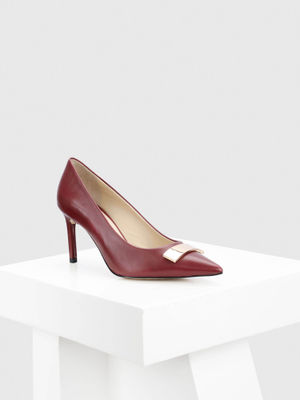Buy Oroh Linea Maroon Pump Heels Online