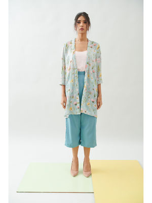 Buy Weaving Cult Springfield Floral Cape Jacket Online