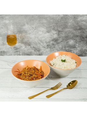 Buy EZ Life Matte Pastel Trumpet 8 2 Inch Ceramic Bowl (1150 ml) Sesame ...