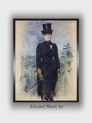 Buy The Art House Amazon Painting by Edouard Manet Painting by Edouard ...