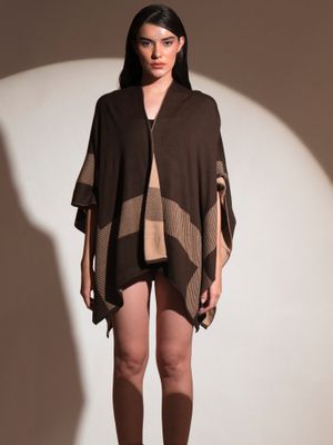 Buy Khaleej Tigers Eye Reversible Cape Online