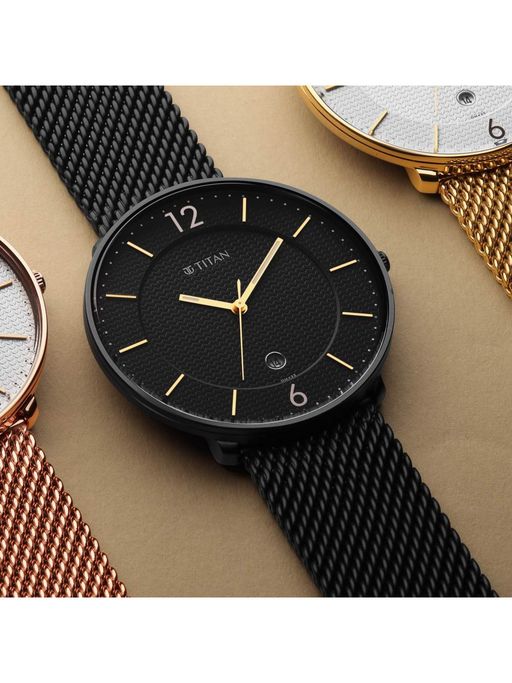 Shop Titan Black Colour Watches Online At Great Price Offers
