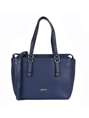 Buy Lancetti Festa Navy Soft One Size Shopping Bag online
