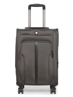 Buy Swiss Brand GRANDE Dark Grey Color Nylon Material Soft 20" Cabin ...