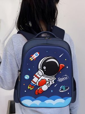 Buy SYGA Kids Flying Astronaut Cartoon Backpack - Blue Online