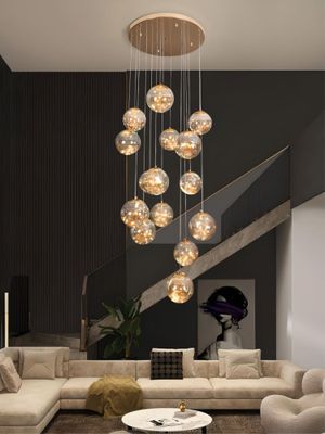 Buy The Art House 15-Light Led Glass Fairy Light Double Height Duplex ...