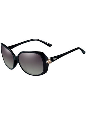 Buy PARIM Polarized Women's Rectangular Sunglasses Black Frame Grey ...