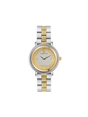 Buy Versace Women Greca Flourish White Round Dial Analog Watch ...
