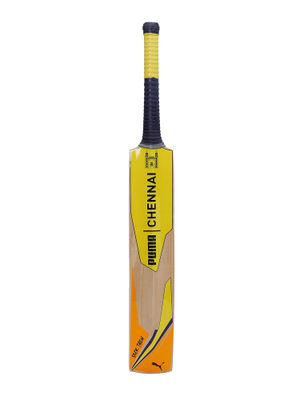 Buy Puma Chennai City Mens Yellow Cricket Bat (Long Handle) Online