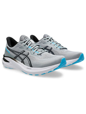 Buy ASICS Men Gt-1000 13 Grey/Black Running Shoes (US 6) Online