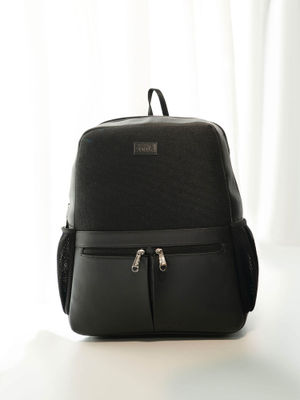 Buy Zouk Jet Black Office Backpack Online