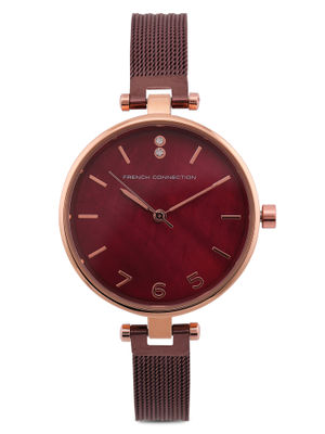 Buy French Connection Analog burgundy Dial Watch for Women - FCN00072C ...