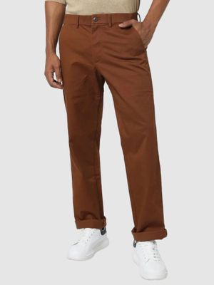 Buy GAP Men Mid-Rise Regular Fit Solid Chinos (28/32) Online