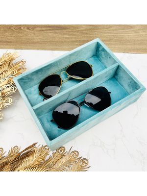 Buy La Trove Luxury Velvet Drawer Organizer Sunglass Goggles Tray and ...