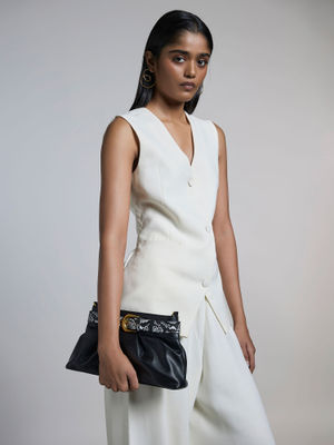 Buy MIRAGGIO Black Jenn Shoulder Bag Online