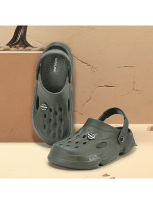 Buy WOODLAND Men Casual Olive Clogs Online