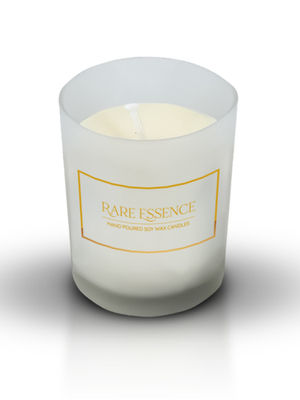 Buy RARE ESSENCE White Frosted Jar Candle (Oudh Rose) Online