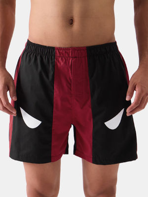 Buy The Souled Store Official Marvel: Deadpool Men Black Boxer Shorts ...