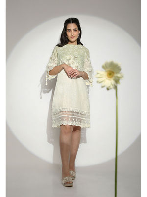 Buy Kaveri Green Sage Dress Online