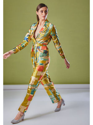 Buy FUGA Stained Co-Ord Green (Set of 3) Online