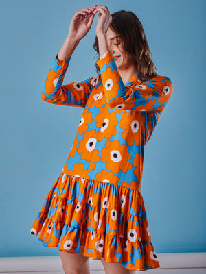 Buy FUGA Joyful Dress Orange Online
