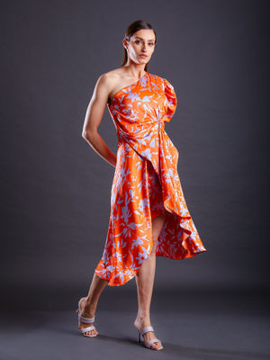 Buy FUGA Tangerine Dress Orange Online