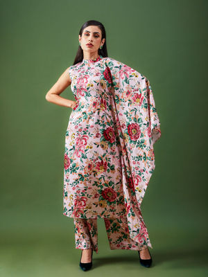 Buy FUGA Zarah Pink Co-Ord (Set of 2) Online