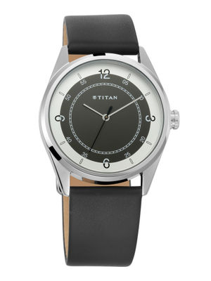 Buy Titan Black Round Analog Watch -1729SL03 Online