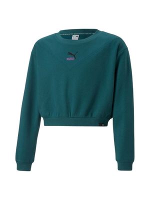 Buy Puma Classics Girls Green Sweatshirts Online