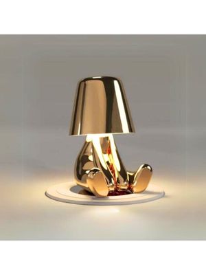 Buy The Artment GlowMen Thinker Lamps For Living Room, Home Décor Gold ...