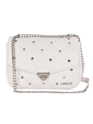 Buy Lancetti Scherzare White Soft One Size Flap Bag online