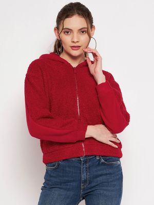 Buy CAMLA Red Sweatshirt for Women Online