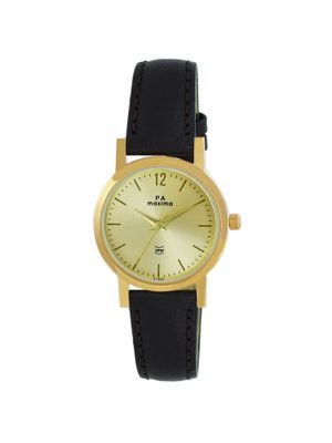 Buy PA Maxima Attivo Analog Watch for Women in Gold Dial Color Online