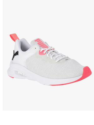 Buy Puma White HYBRID Fuego Knit Running Shoes Online