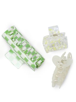 Buy ONLY Women Printed Multicolor Claw Clips Online