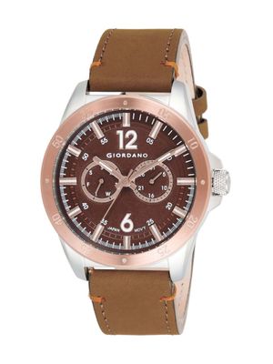 Giordano Watches : Buy Giordano Men's Brown Round Analog Watch Online ...
